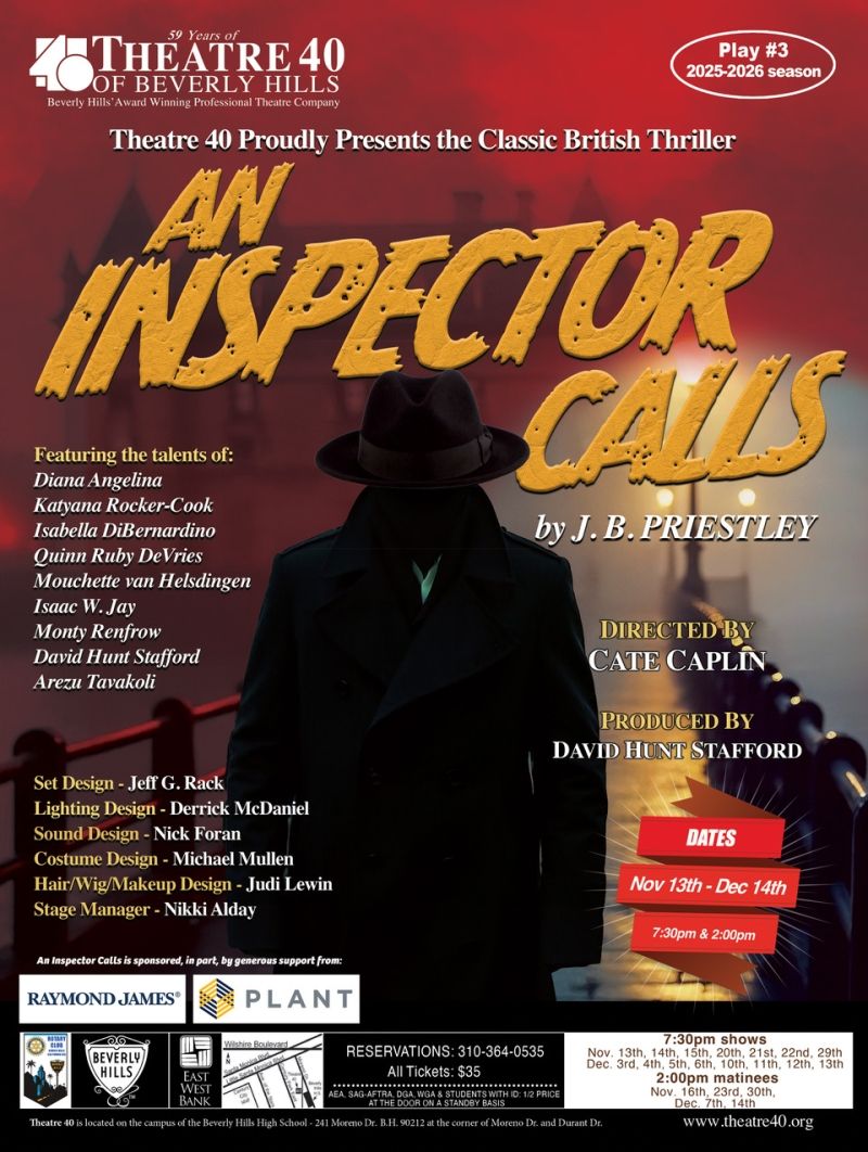 Review: AN INSPECTOR CALLS Shines Under Cate Caplin’s Direction at Theatre 40